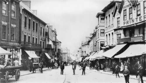 Coventry Now & Then: Burges from Cross Cheaping