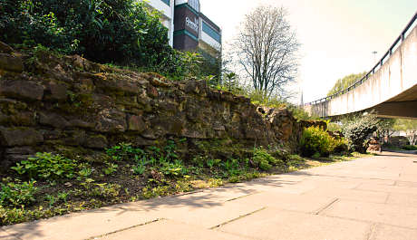 Coventry's Town Wall: Cox Street Wall & Mill Lane (Bastille) Gate